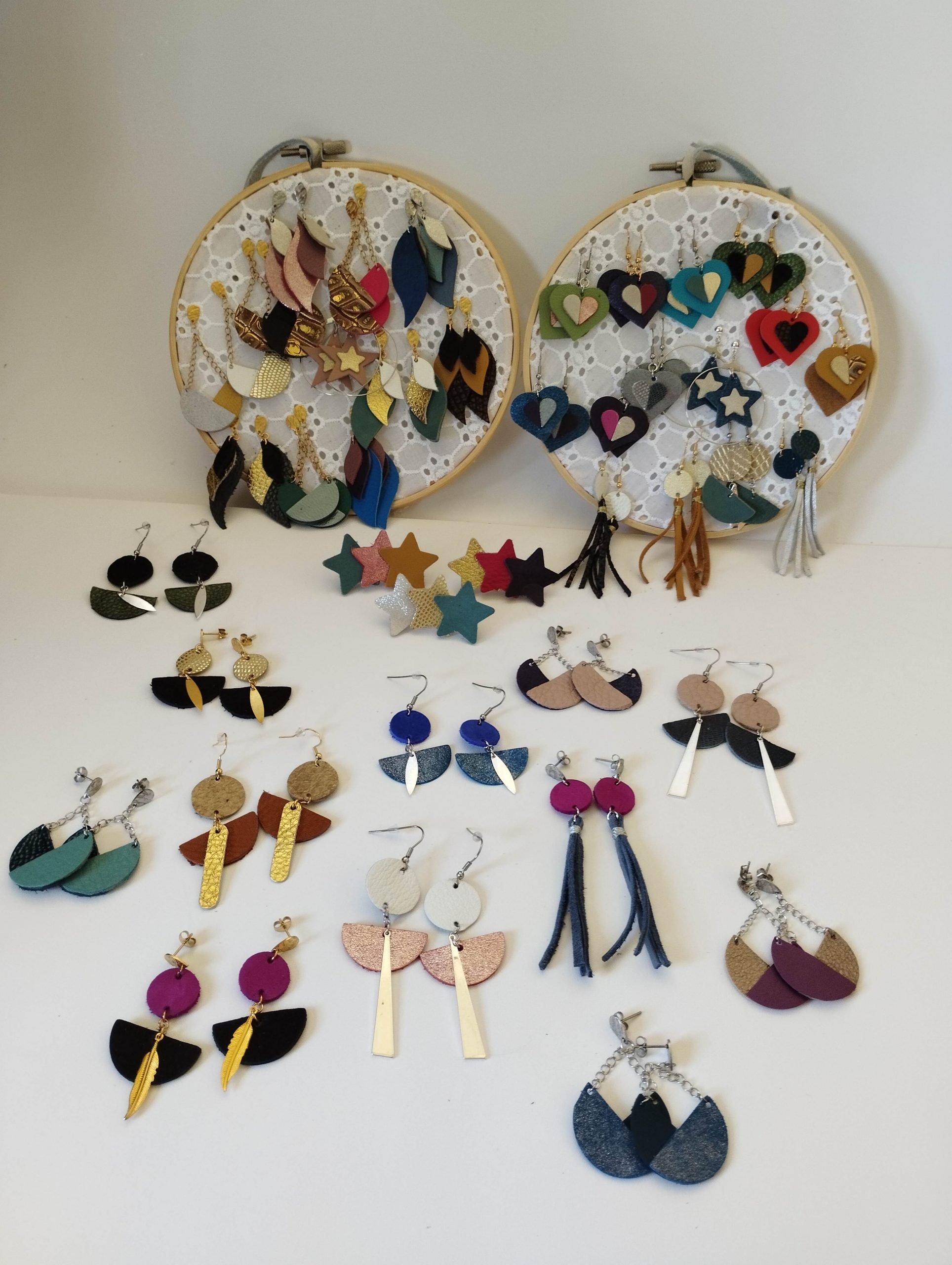 Bijoux en cuir - Emma M. Maroquinerie