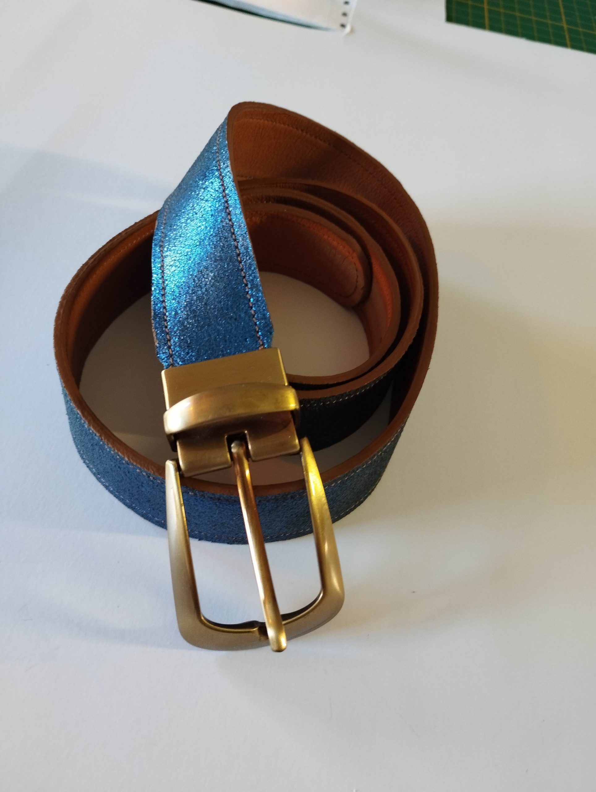 Ceinture réversible - Emma M. Maroquinerie